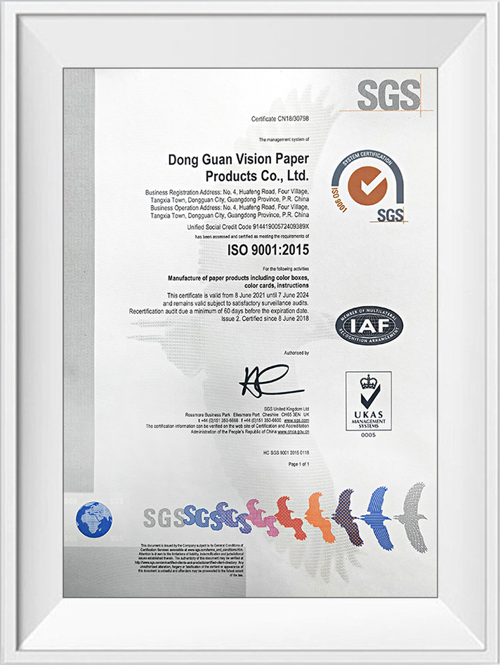 China , Manufacturer丨Paper Packaging丨Dongguan Vision Paper Products Co ...