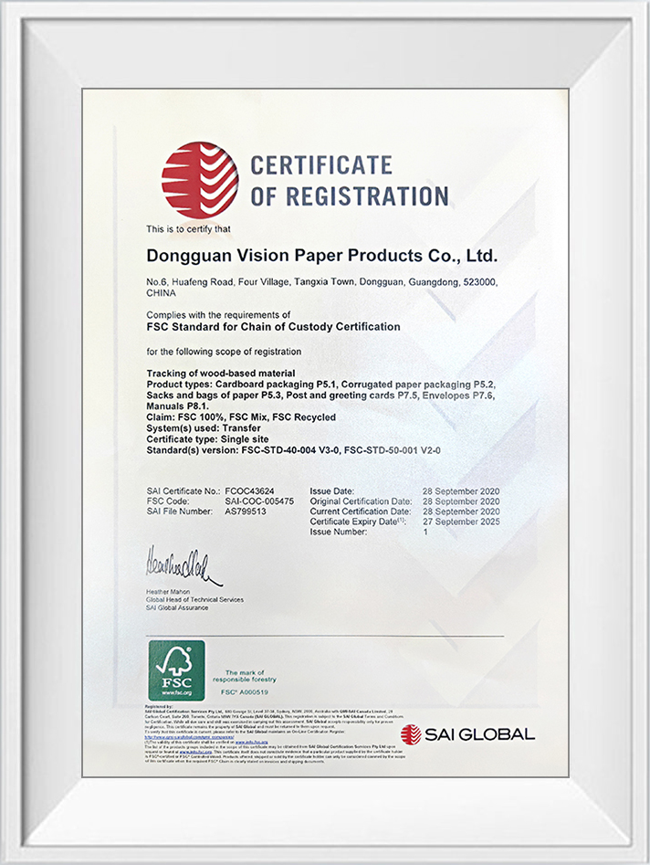 China , Manufacturer丨Paper Packaging丨Dongguan Vision Paper Products Co ...